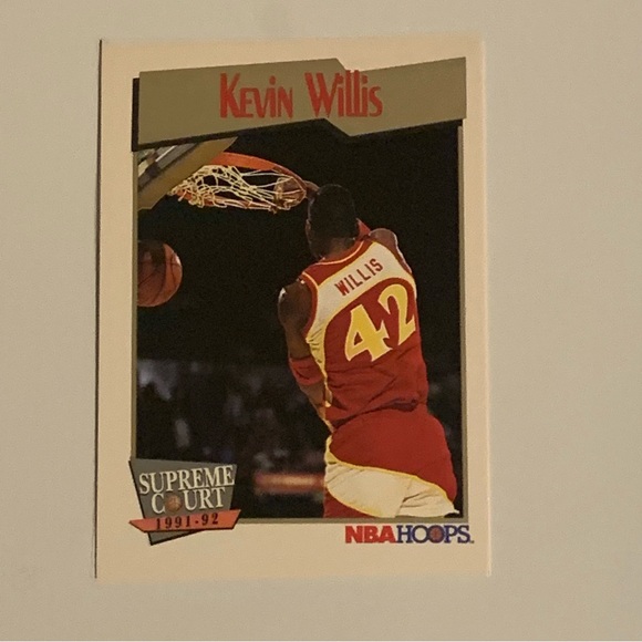 NBA HOOPS | Toys | 991 Nba Hoops Atlanta Hawks Kevin Willis 45 | Poshmark